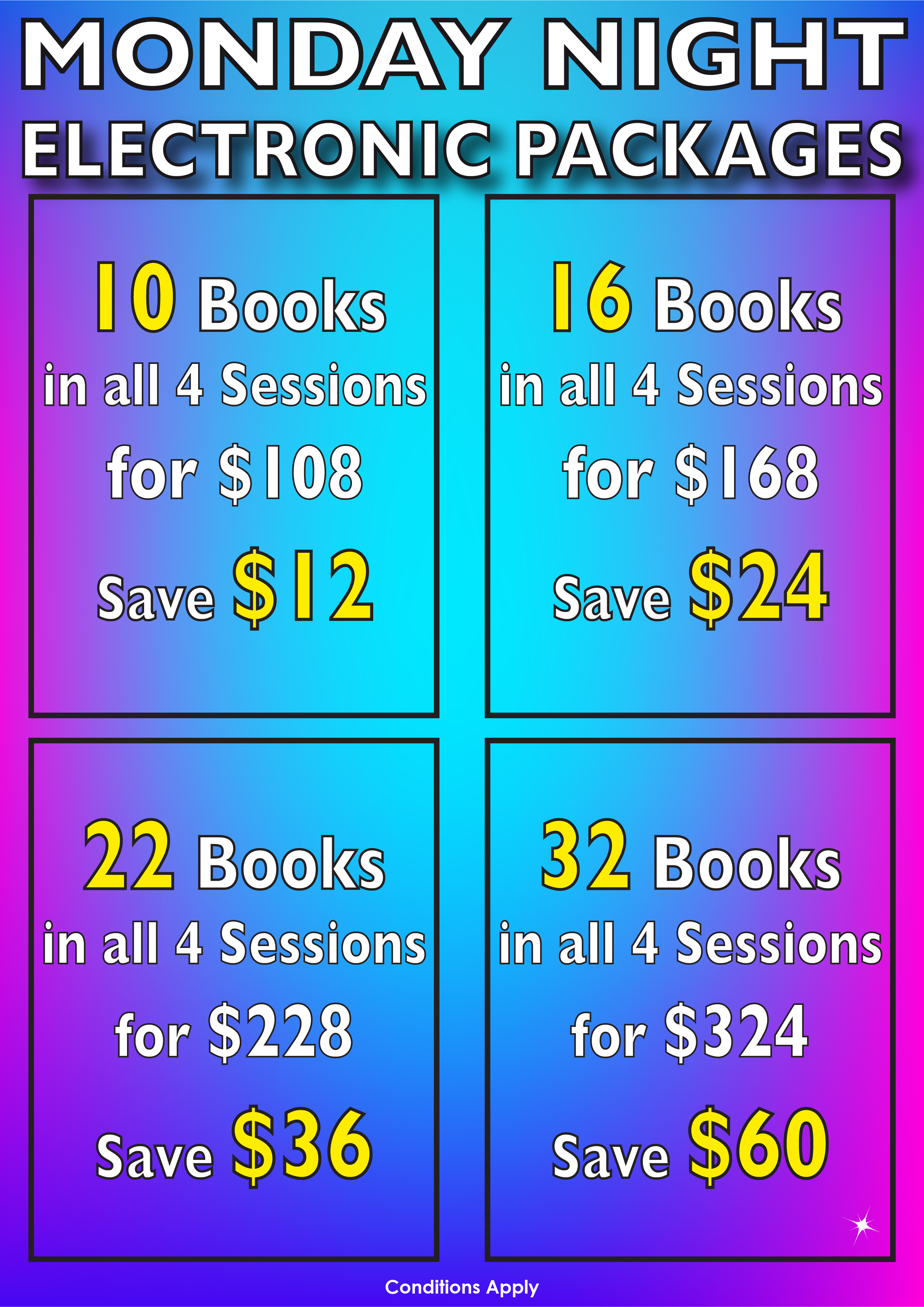 Fountain Gate Bingo - Packages